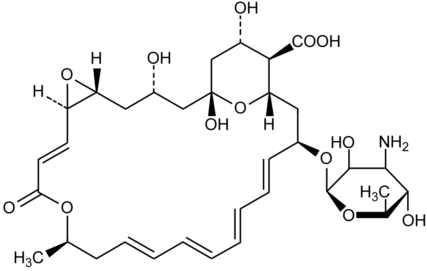 ناتامايسين C33H47NO13 Natamycin – مصادر الكيمياء